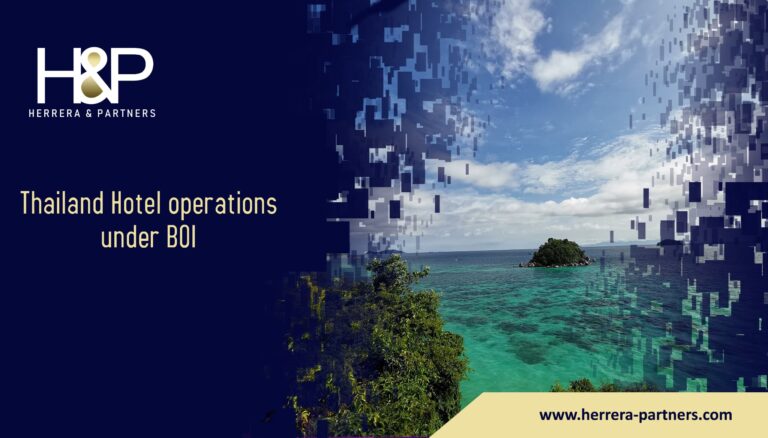 H&P Herrera and Partners - Thailand hotel operations under BOI